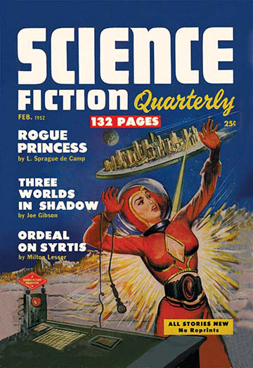 Buyenlarge Science Fiction Quarterly: Attack of the Flying City Vintage ...