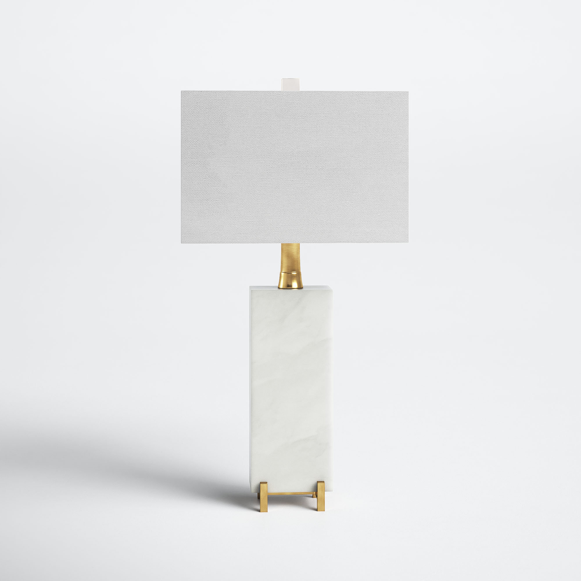 Joss & Main Weldon 30" White/Brass Gold Table Lamp & Reviews | Joss & Main