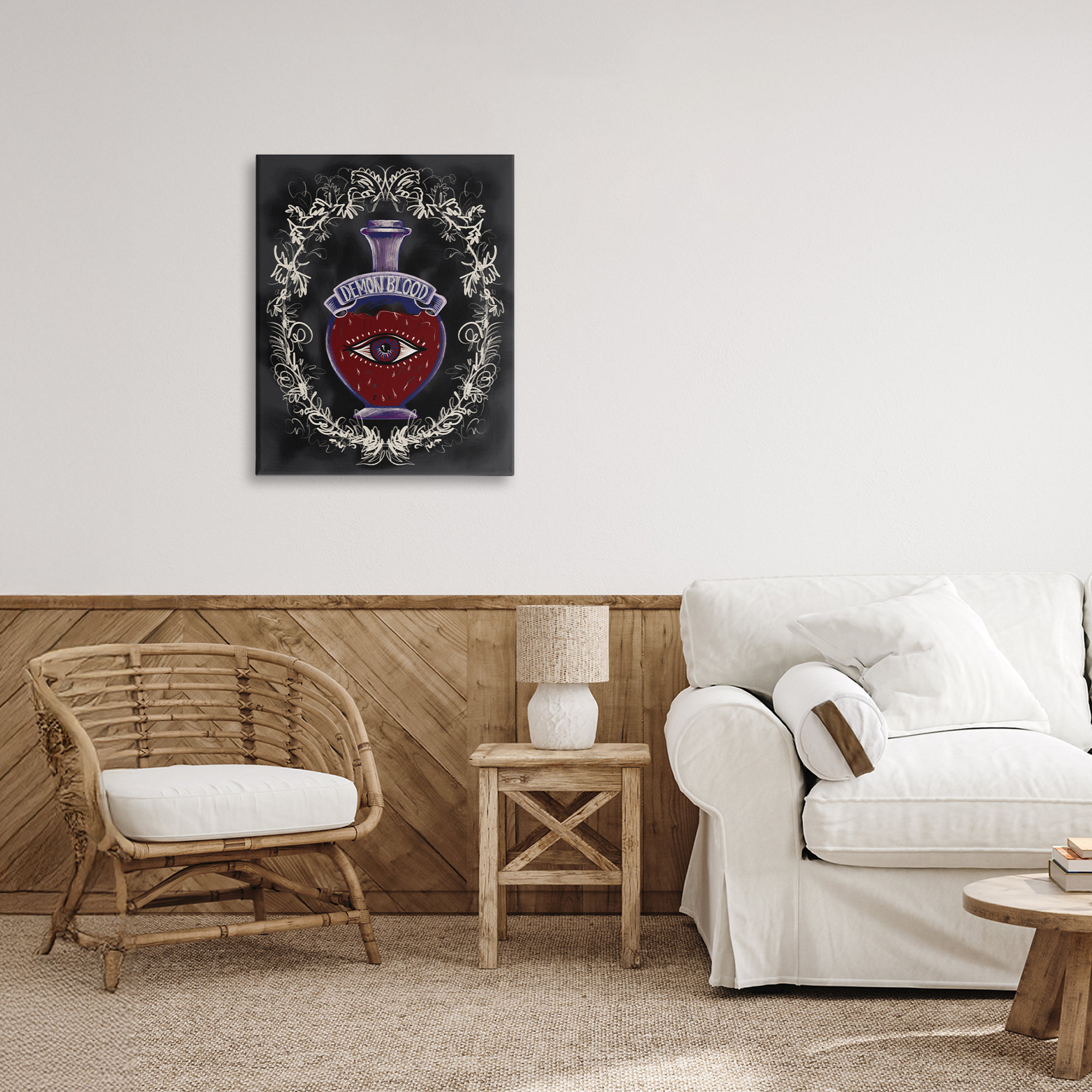 Dakota Fields Demon Blood Jar Canvas, design by Connie Summers | Wayfair