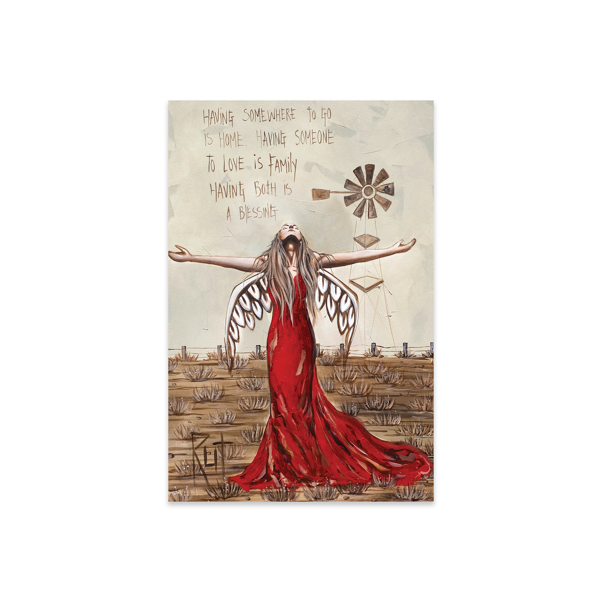 Trinx Having Somewhere To Go On Plastic / Acrylic by Ruth's Angels ...