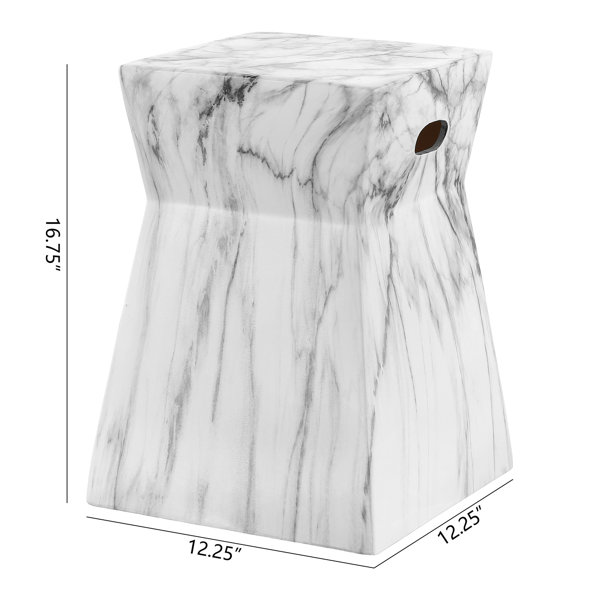 Wrought Studio Kirkpatrick Ceramic Accent Stool & Reviews | Wayfair