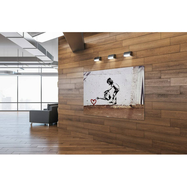 Winston Porter Wall Art For Living Room Bedroom Decor - Banksy Planting ...