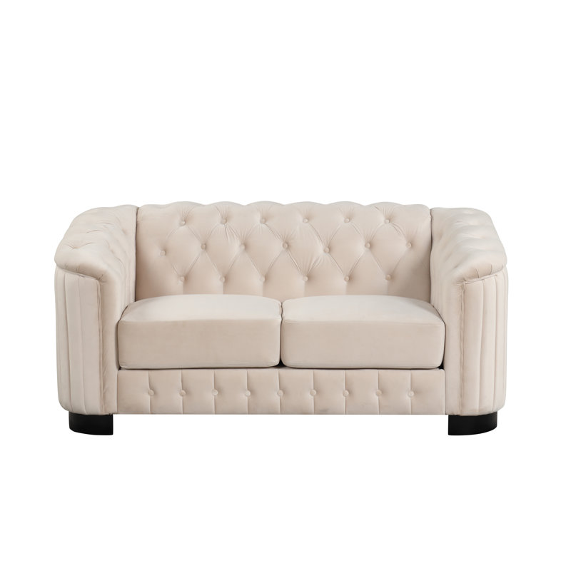 Willa Arlo™ Interiors Wanda 3 Piece Velvet Living Room Set & Reviews ...