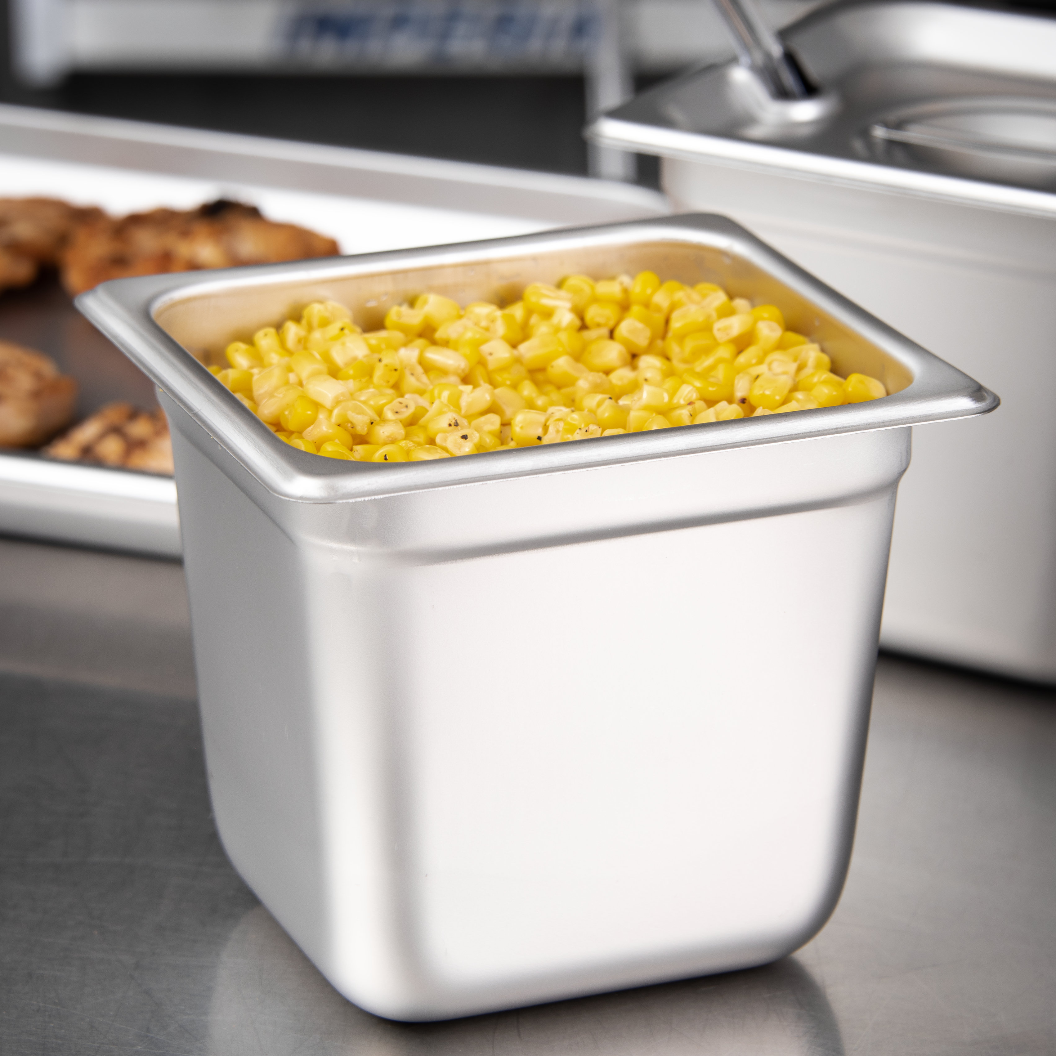 Carlisle Food Service Products DuraPan™ 2.5 qt. Rectangle Stainless ...