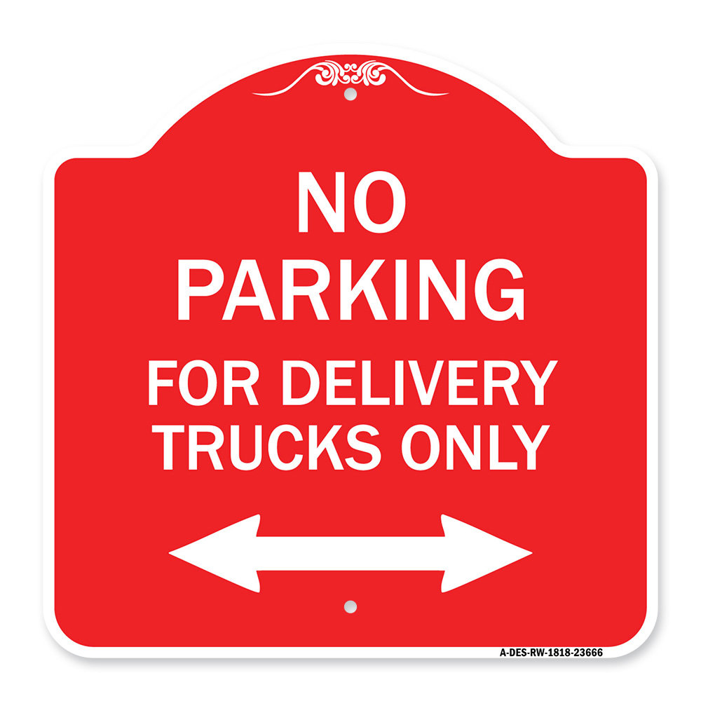 Signmission Designer Series Sign - No Parking Sign No Parking For ...