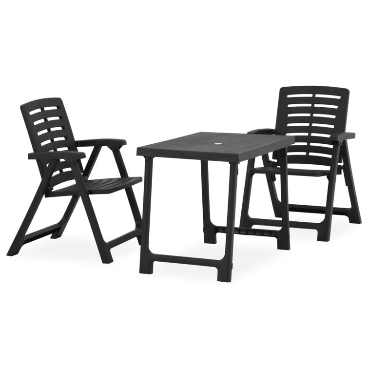Arlmont & Co. Viktor Square 2 - Person Bistro Set | Wayfair