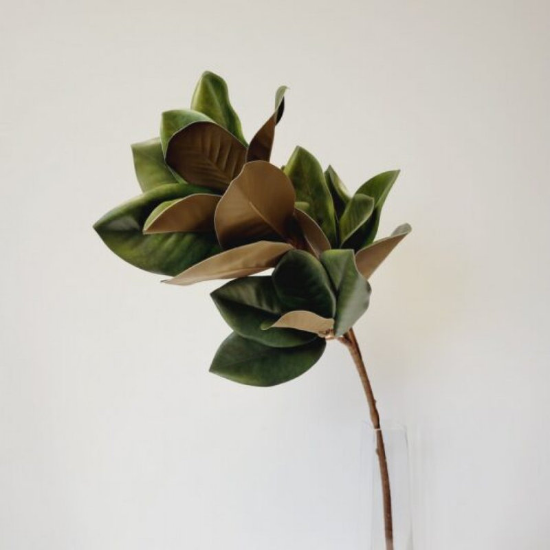 Ebern Designs Magnolia Leaf Spray Faux Plants And Trees | Wayfair