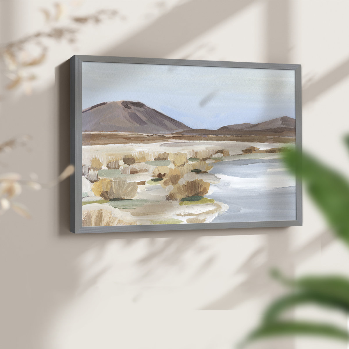 Union Rustic Desert Oasis Study II -Framed Print - Restickable | Wayfair