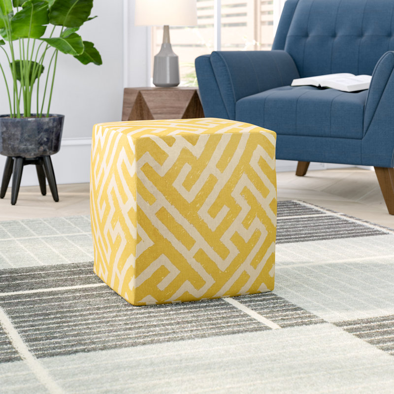 George Oliver Sameer Upholstered Ottoman & Reviews | Wayfair