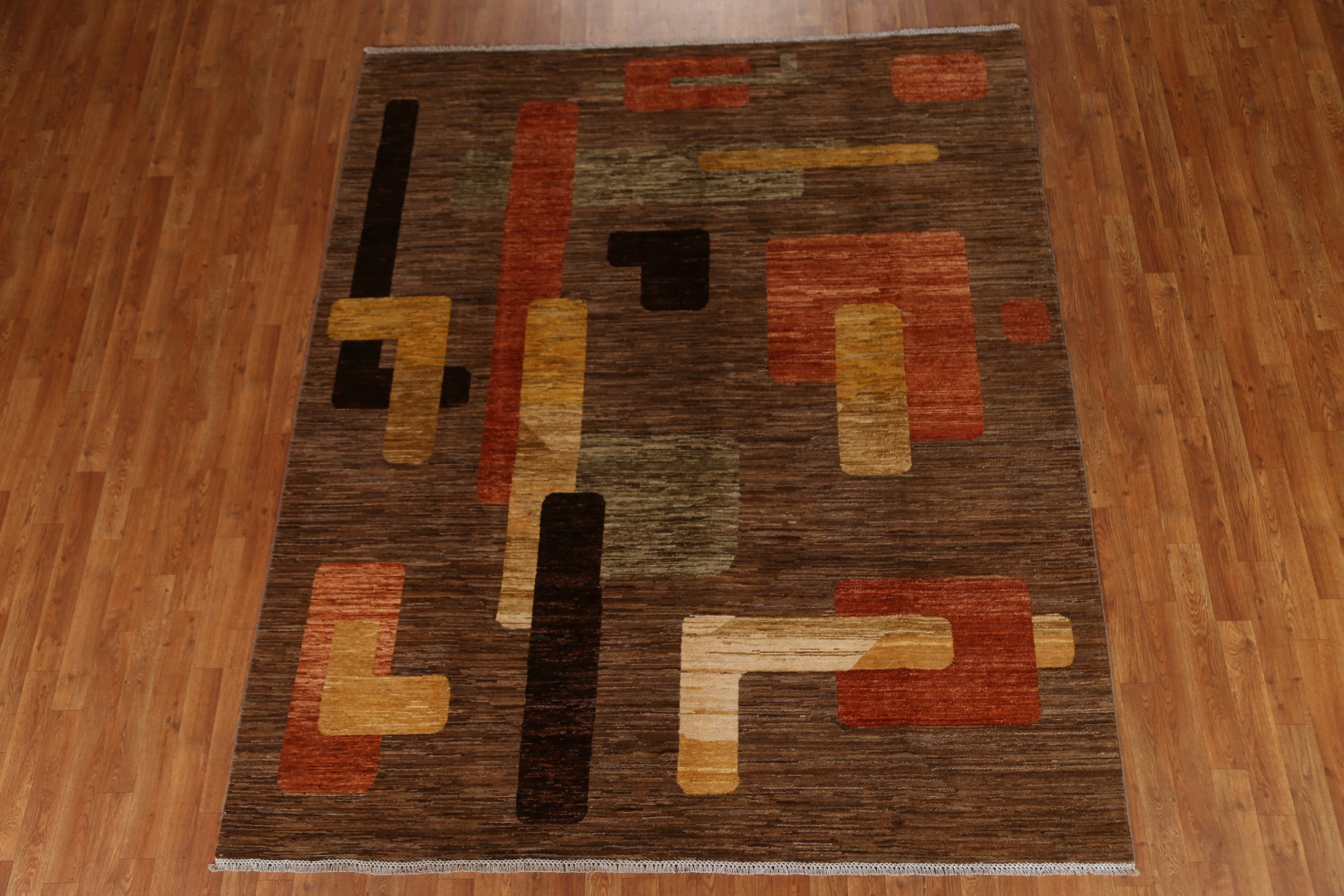 Rugsource Gabbeh Kashkoli Contemporary Area Rug Handmade 7X8 - Wayfair ...