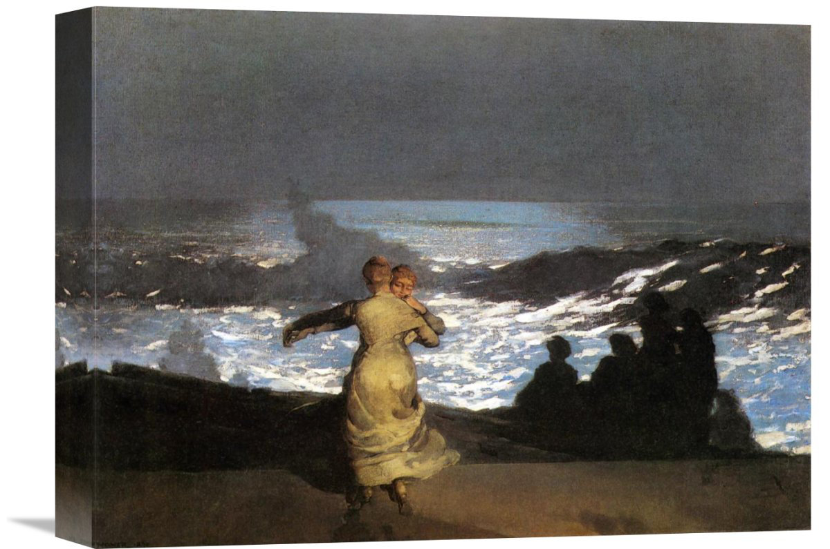 Vault W Artwork A Summer Night by Winslow Homer - Print on Canvas | Wayfair