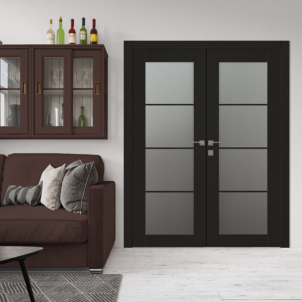 Belldinni Avon 4 Lite Manufactured Wood and Glass Composite Double ...