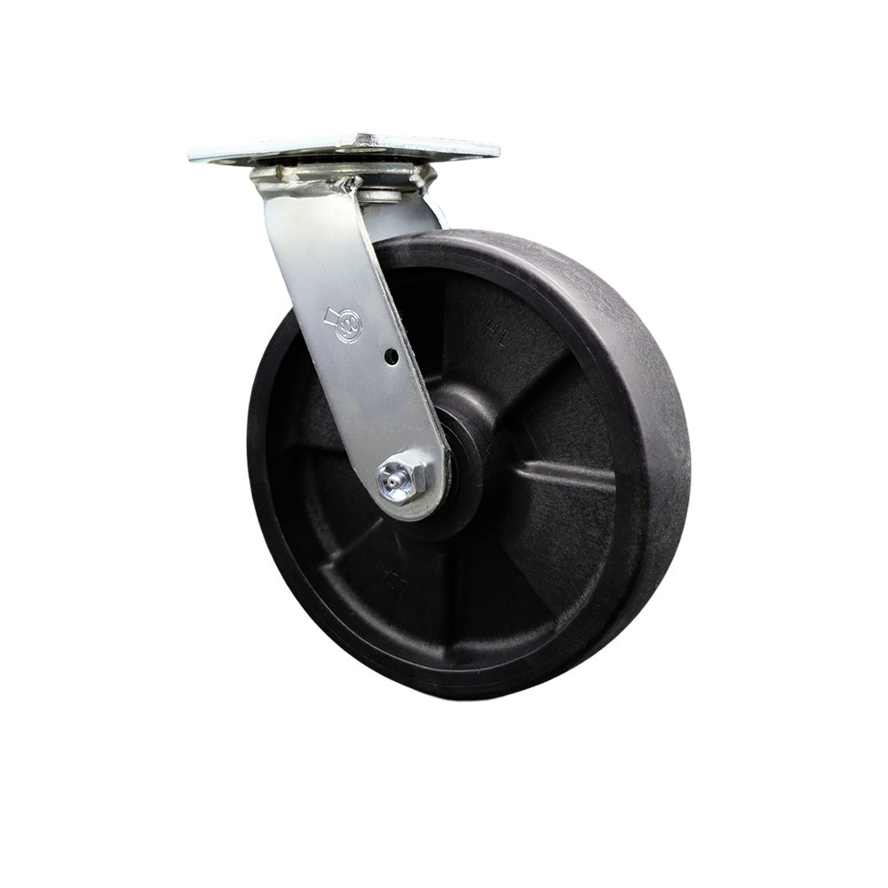 Service Caster Glass Filled Nylon Wheel Swivel Caster with Roller ...