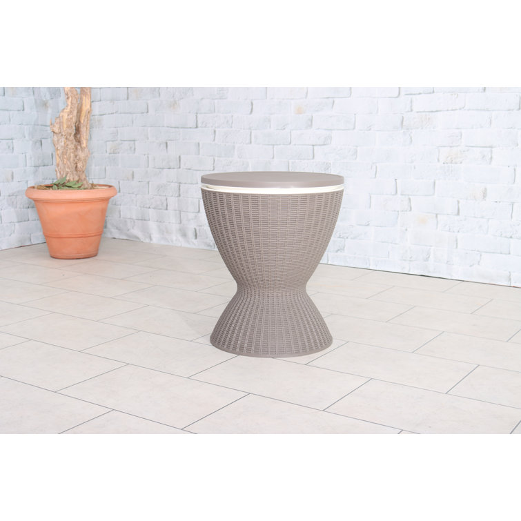 Rosalind Wheeler Faro Adjustable height ice bucket table | Wayfair.co.uk