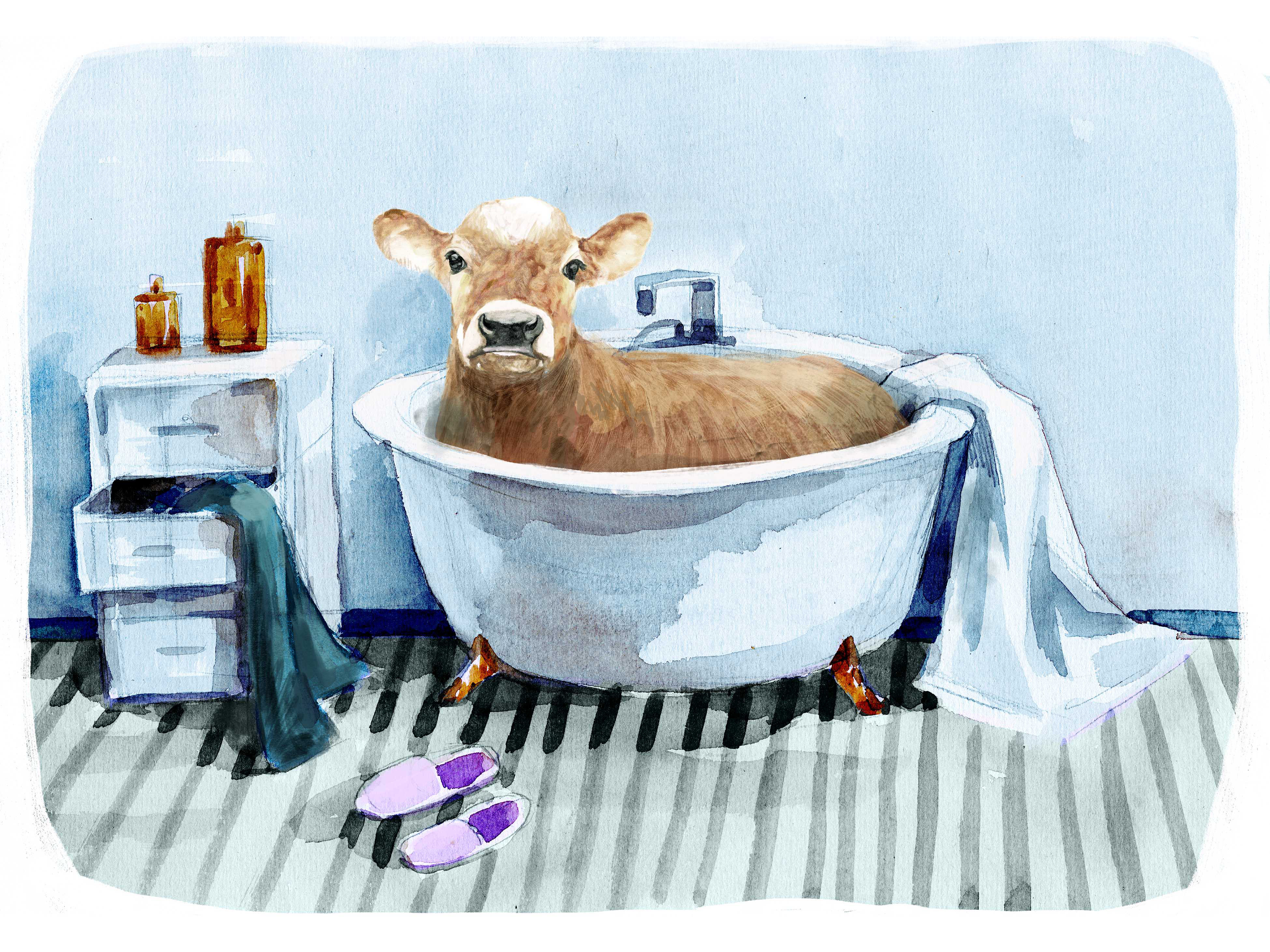 Trinx Home Spa Cow - Wayfair Canada