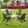 Rosecliff Heights Lamonica Patio Plastic Adirondack Chair & Reviews ...