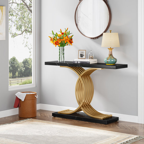 Everly Quinn 39.37'' Console Table & Reviews | Wayfair