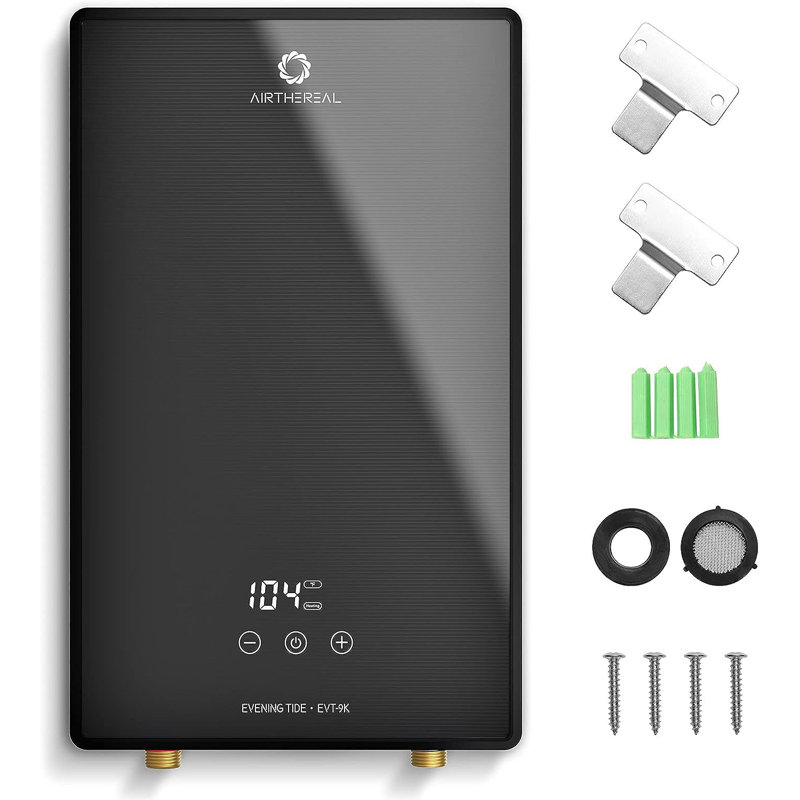 Airthereal Electric Tankless Water Heater, 9kW, 240Volts, Endless On ...