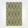 Corrigan Studio Violet Green Geometric Polyester Digital Print Area Rug ...