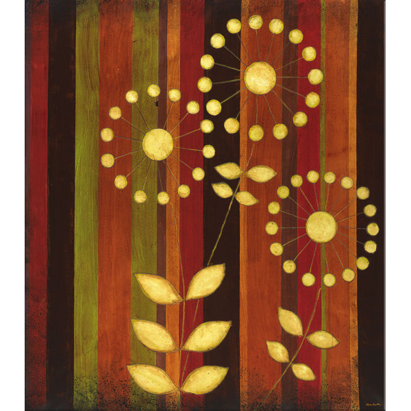 RFA Decor Flower Power On Canvas by Claudette Print | Wayfair