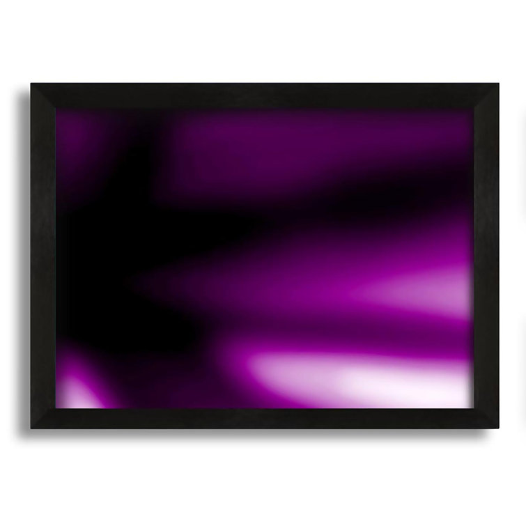 Metro Lane Time-Line Purple Framed Print - Single Picture Frame Print on Canvas | Wayfair.co.uk