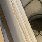 Calhome 84'' Solid Wood Paneled Painted without Installation Hardware ...