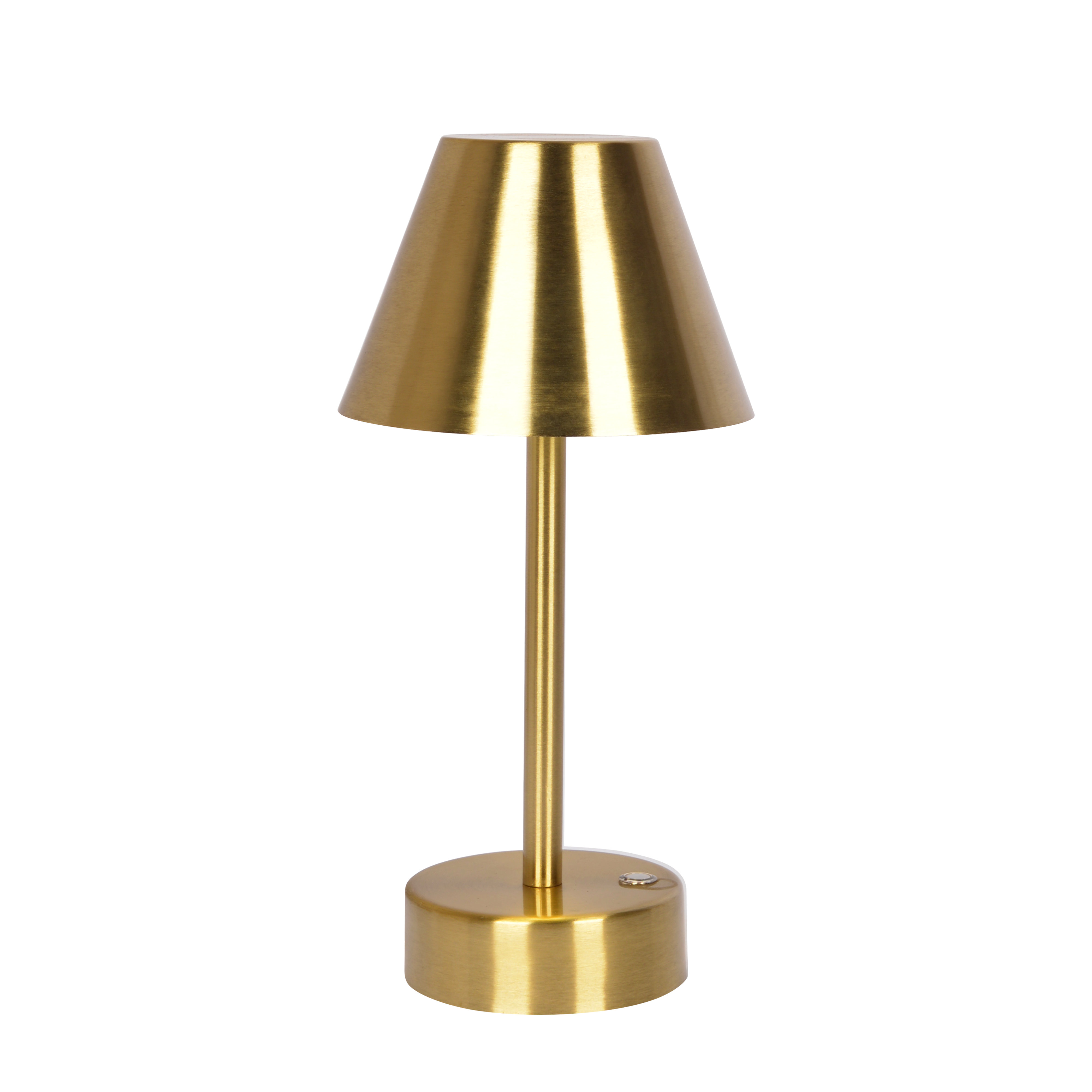 Mercer41 Revel Gold Brass Chargeable USB Desk Lamp with Touch Switch ...