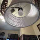 Bay Isle Home™ 75" Arched Floor Lamp With Rattan Shade And Remote ...