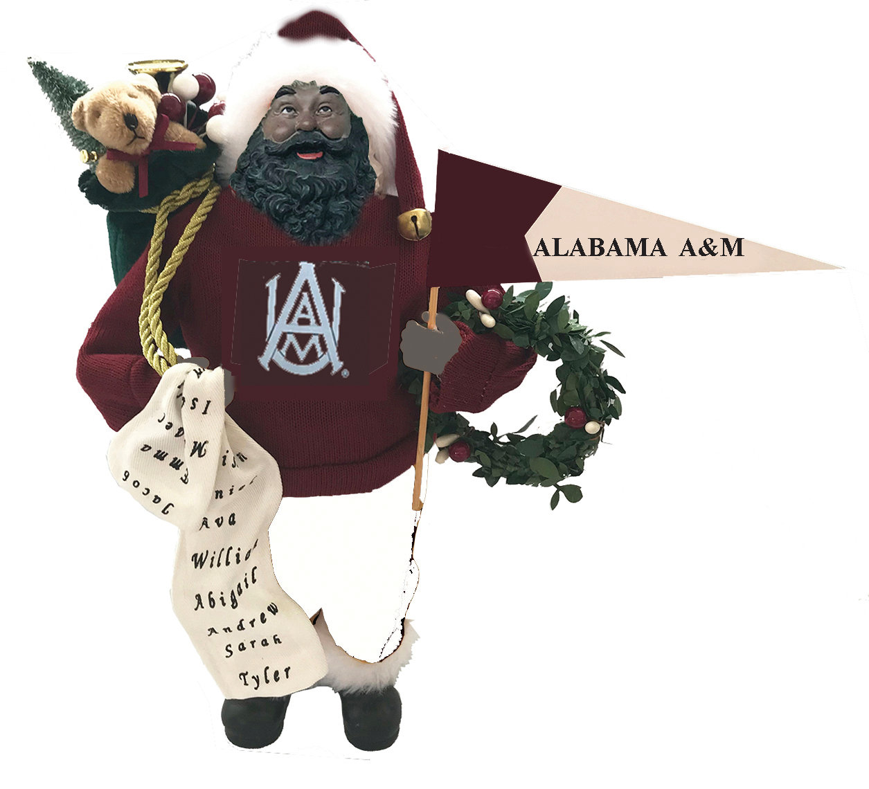Santa's Workshop 12" Alabama A&M Proud Santa | Wayfair