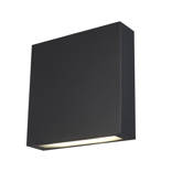Orren Ellis Hemani Outdoor LED Wall Mount - Square Backplate - Cone ...
