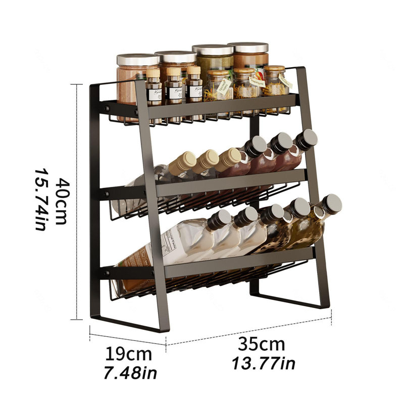 Prep & Savour Freestanding Spice Rack Organizer | Wayfair