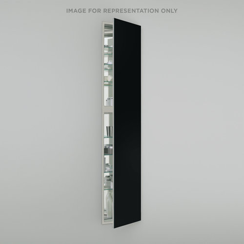 Robern M Series Recessed Framed 1 Door Medicine Cabinet with 7 ...