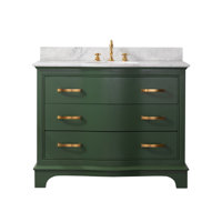 Green Bathroom Vanities You'll Love | Wayfair