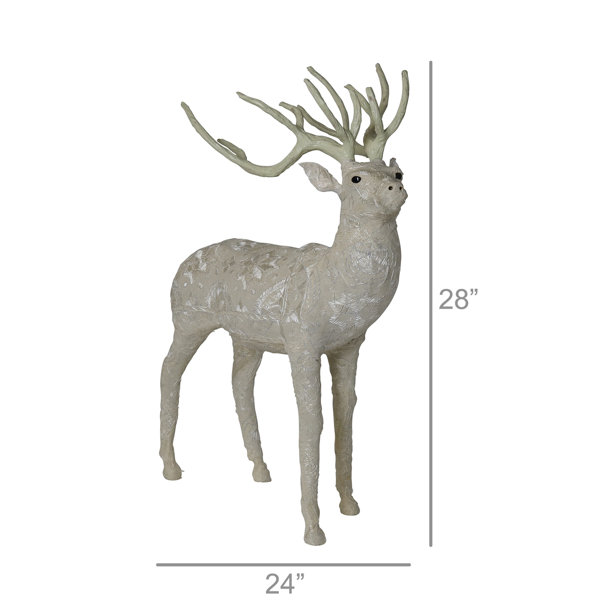 The Twillery Co.® Ledyard Stag Standing & Reviews | Wayfair