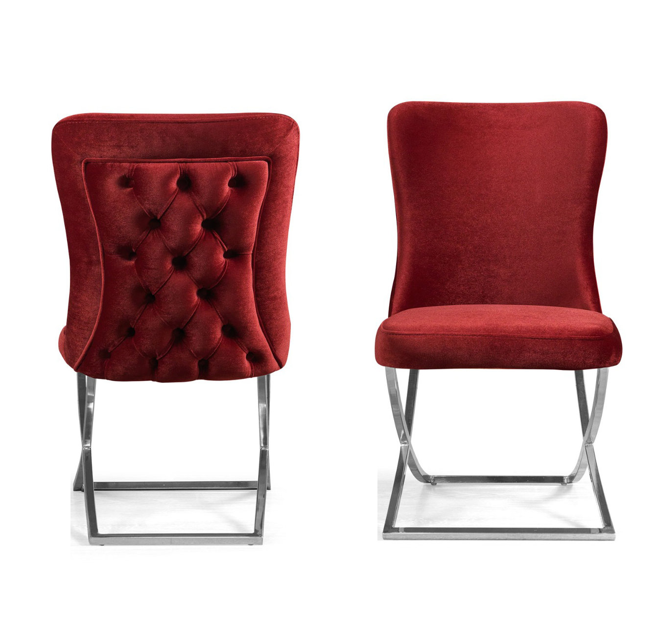 Everly Quinn Harleigh Imperial Dining Chair Pre-Assembled Modern Dining ...