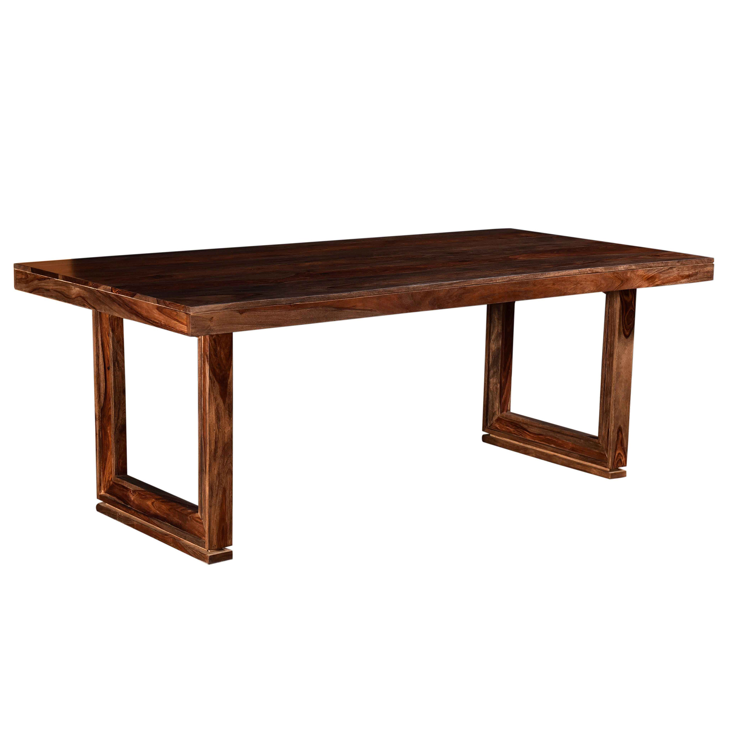 Loon Peak® 80 in. Acacia Wood Rectangular Dining Table, Water ...