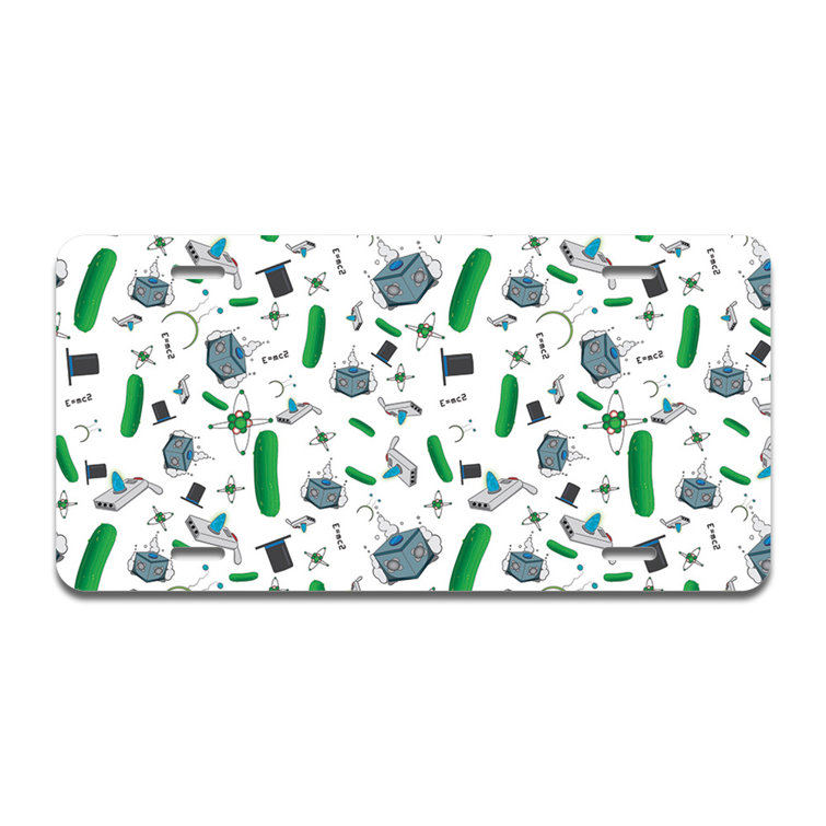 SignMission Science Cartoon Aluminum Licence Plate| Licence Plate 12" X ...