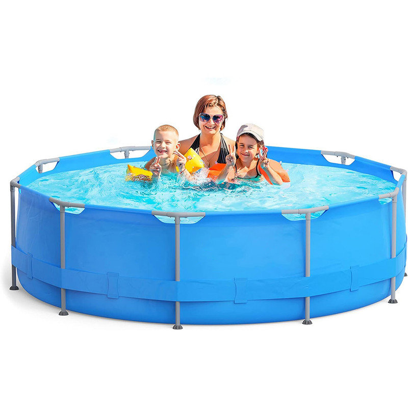 HIGEMZ 2.8 ft x 12 ft PVC Frame Set Pool | Wayfair