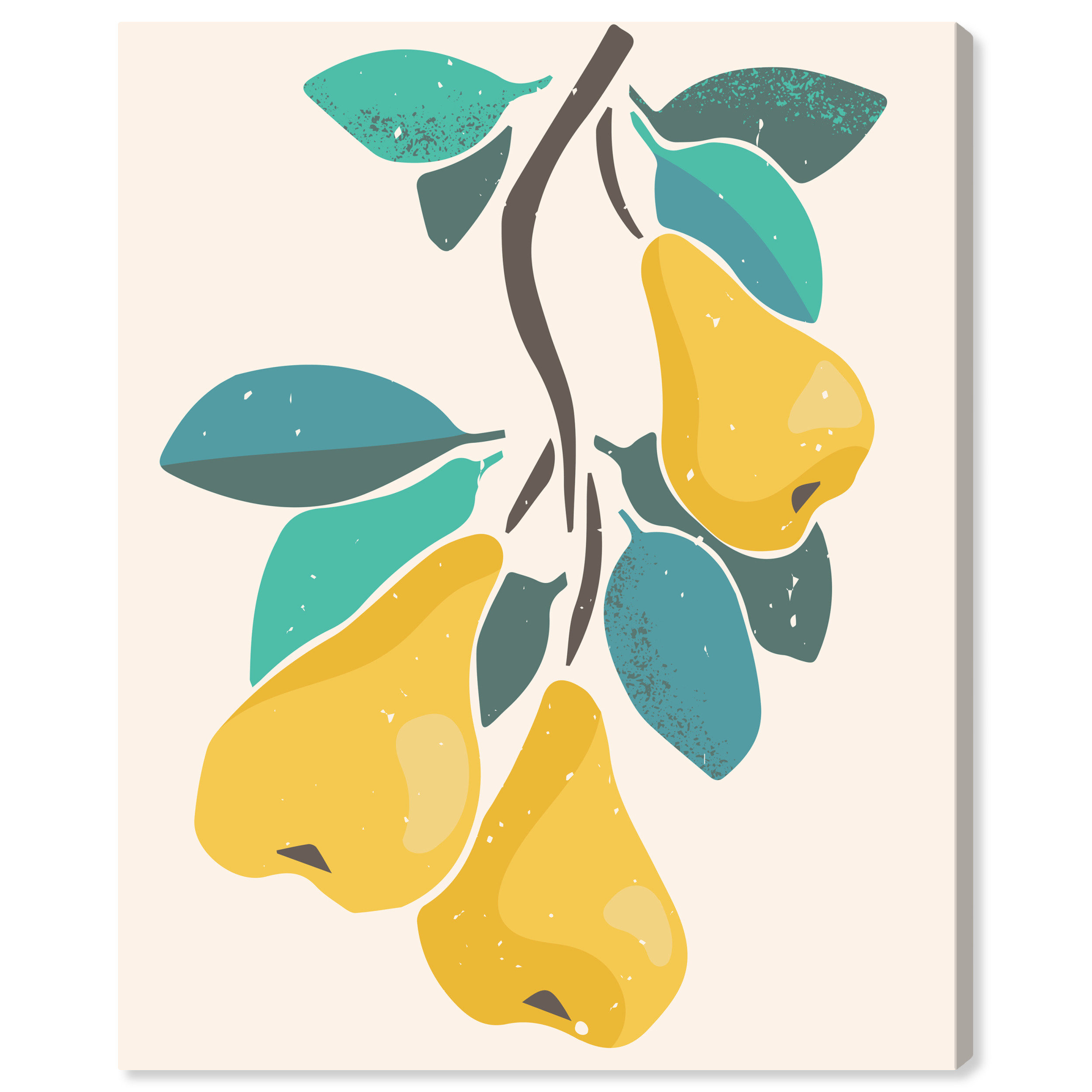 Oliver Gal Prints Cute Pears - Graphic Art | Wayfair