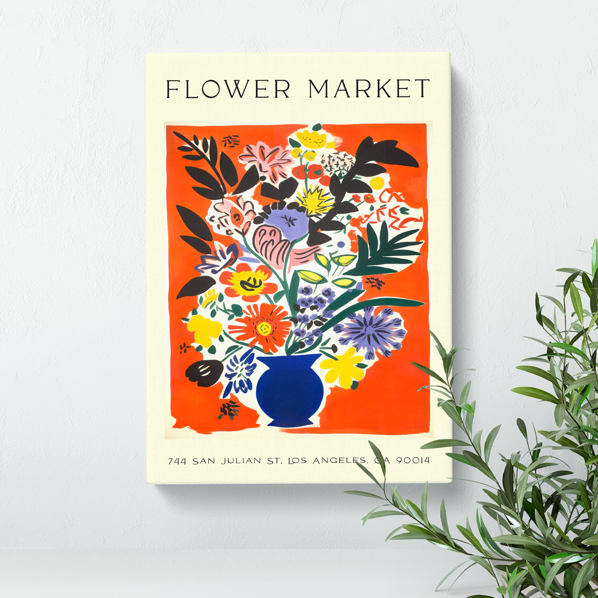 George Oliver San Julian Flower Market Exhibition No.5 | Wayfair.co.uk