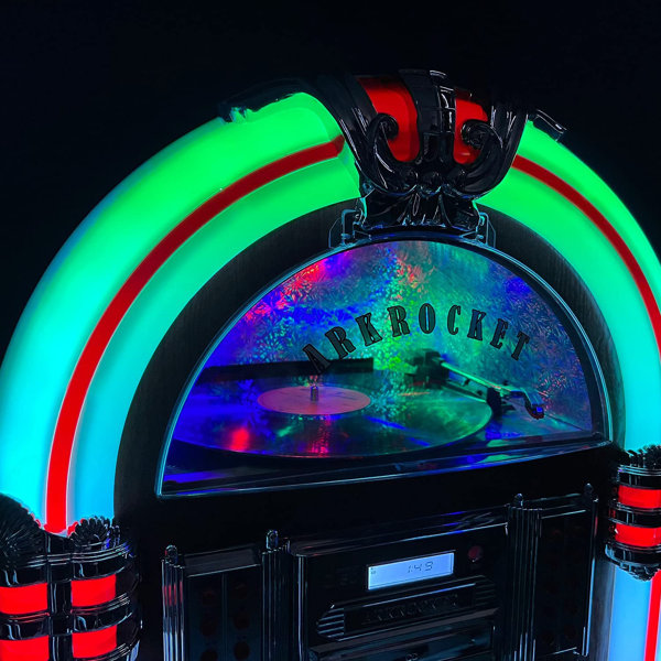Arkrocket Audio Arkrocket Taurus II Jukebox with Stand Vinyl Record ...