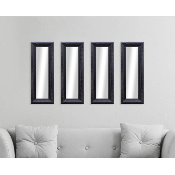 Astoria Grand Derrell Solid Wood Flat Wall Mirror | Wayfair