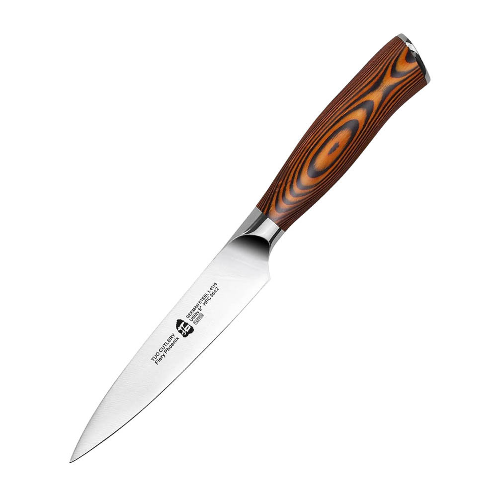TUO Cutlery 5'' Utility Kitchen Knife - Fiery Phoenix Series, Stainless ...