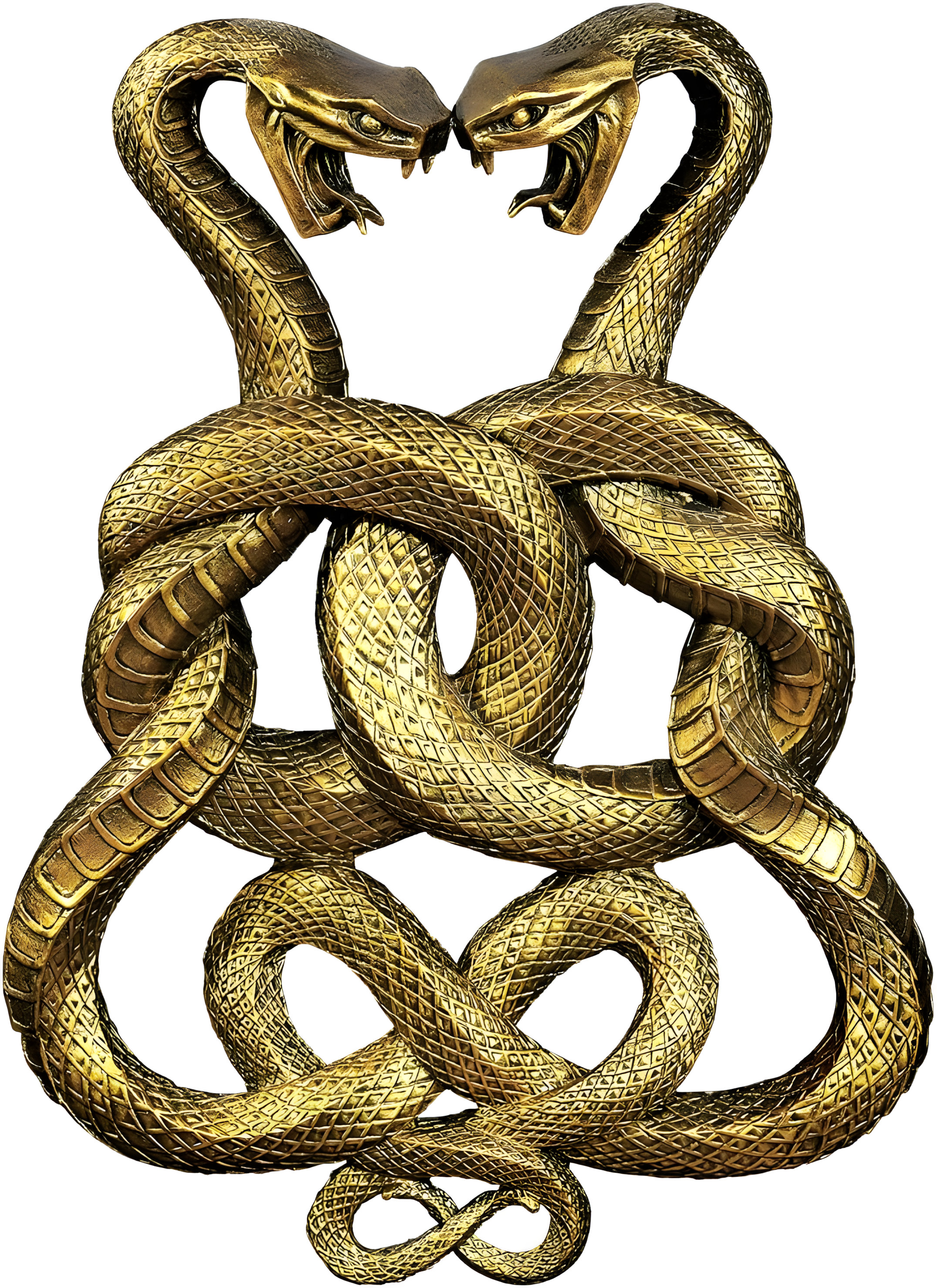 Rosdorf Park Handcrafted Egyptian Infinity Cobra Wall Plaque, Detailed ...