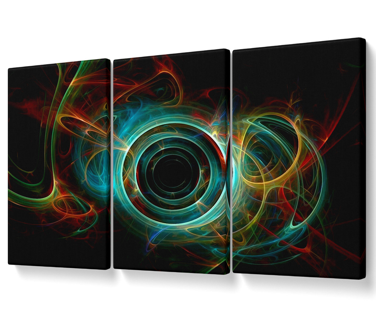 Ivy Bronx Sacred Geometry 2 Canvas 3 Panel Set | Wayfair.co.uk