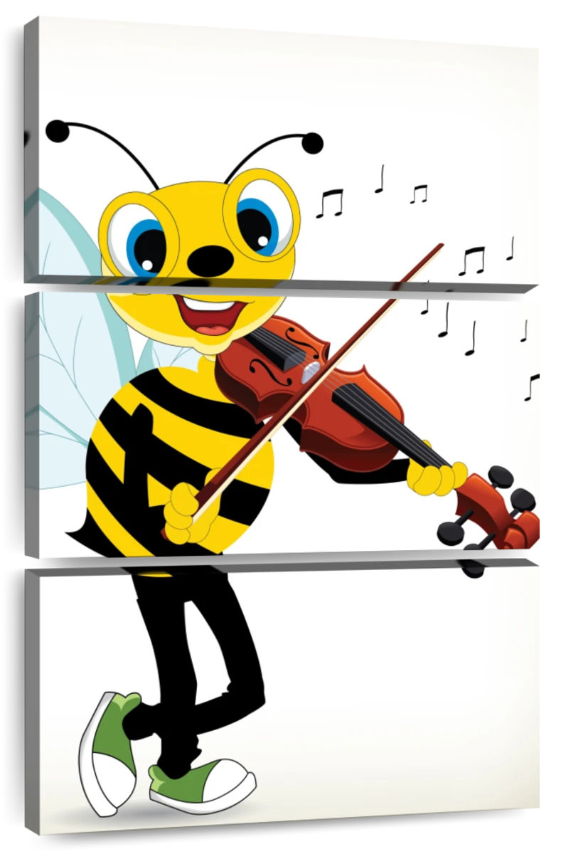 Trinx Bee Playing Violin | Wayfair