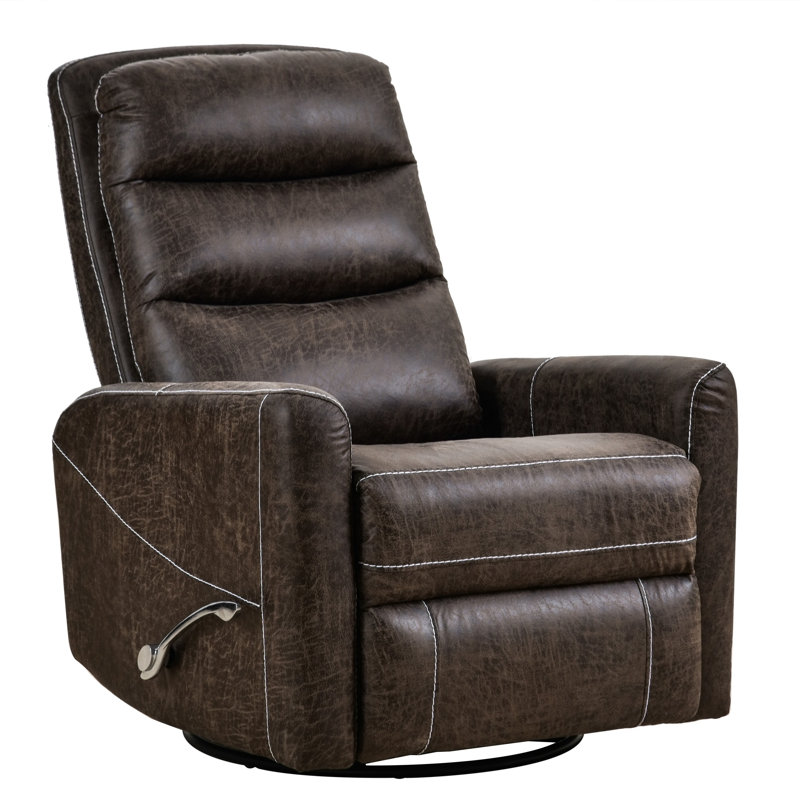 Latitude Run® Swivel Glider Rocker Recliner Chair For Nursery,Manual ...