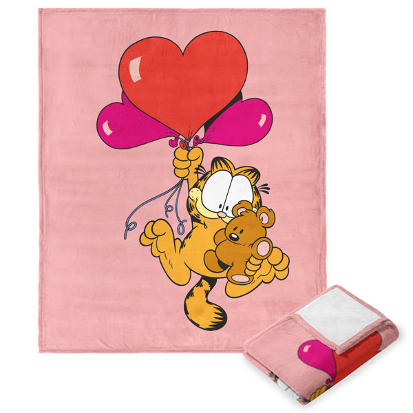 Northwest Nickelodeon Garfield Fly Away Silk Touch Throw | Wayfair