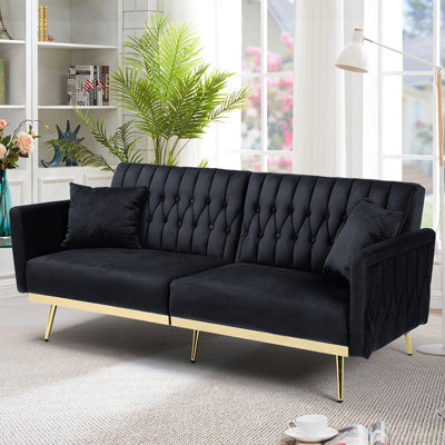 Mercer41 Zineta 67" Upholstered Sleeper Sofa & Reviews | Wayfair
