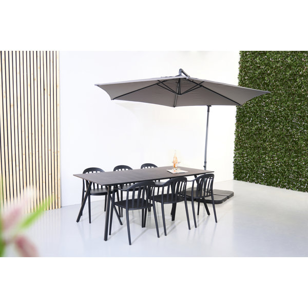 Corrigan Studio Allene Rectangular 6 - Person 200cm Long Dining Set ...